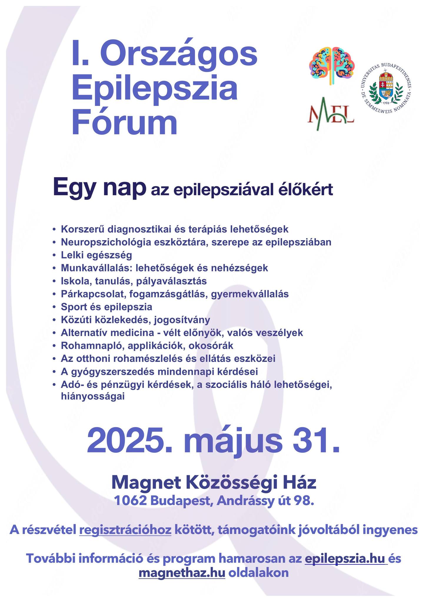Egy nap az epilepsziával élőkért - Észak-budai Szent János Centrumkórház